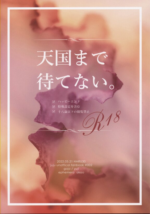 ephemera (赤尾) 天国まで待てない | まんだらけ Mandarake