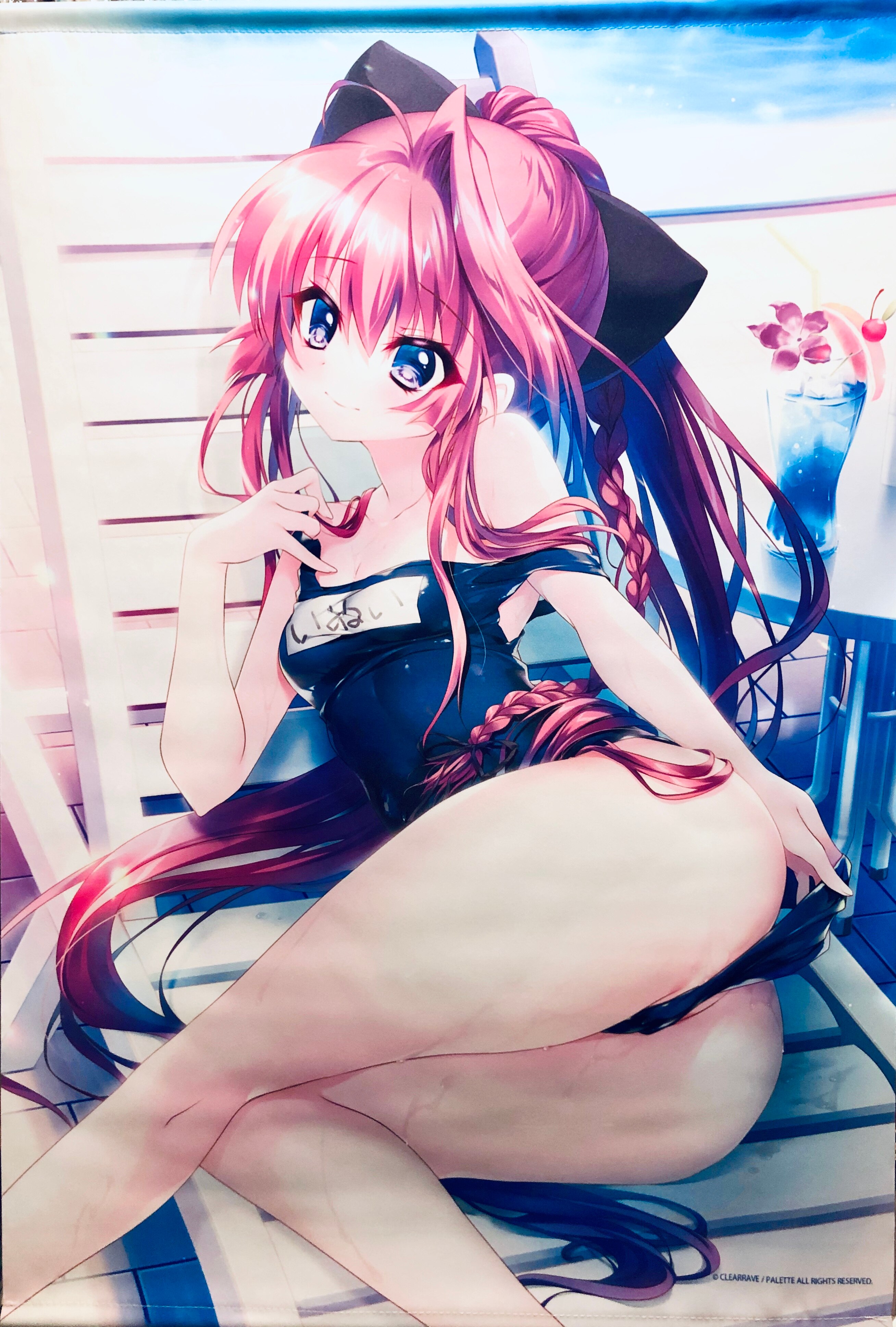 Palette (Tsubasu Izumi) "Mashiroiro Symphony SANA EDITION" Official Bonus Item W Suede B2 ...