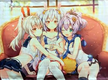 eterna-radiare (りいちゅ) 「アズールレーン」 C96 アズレンWスエードB2タペストリー | まんだらけ Mandarake